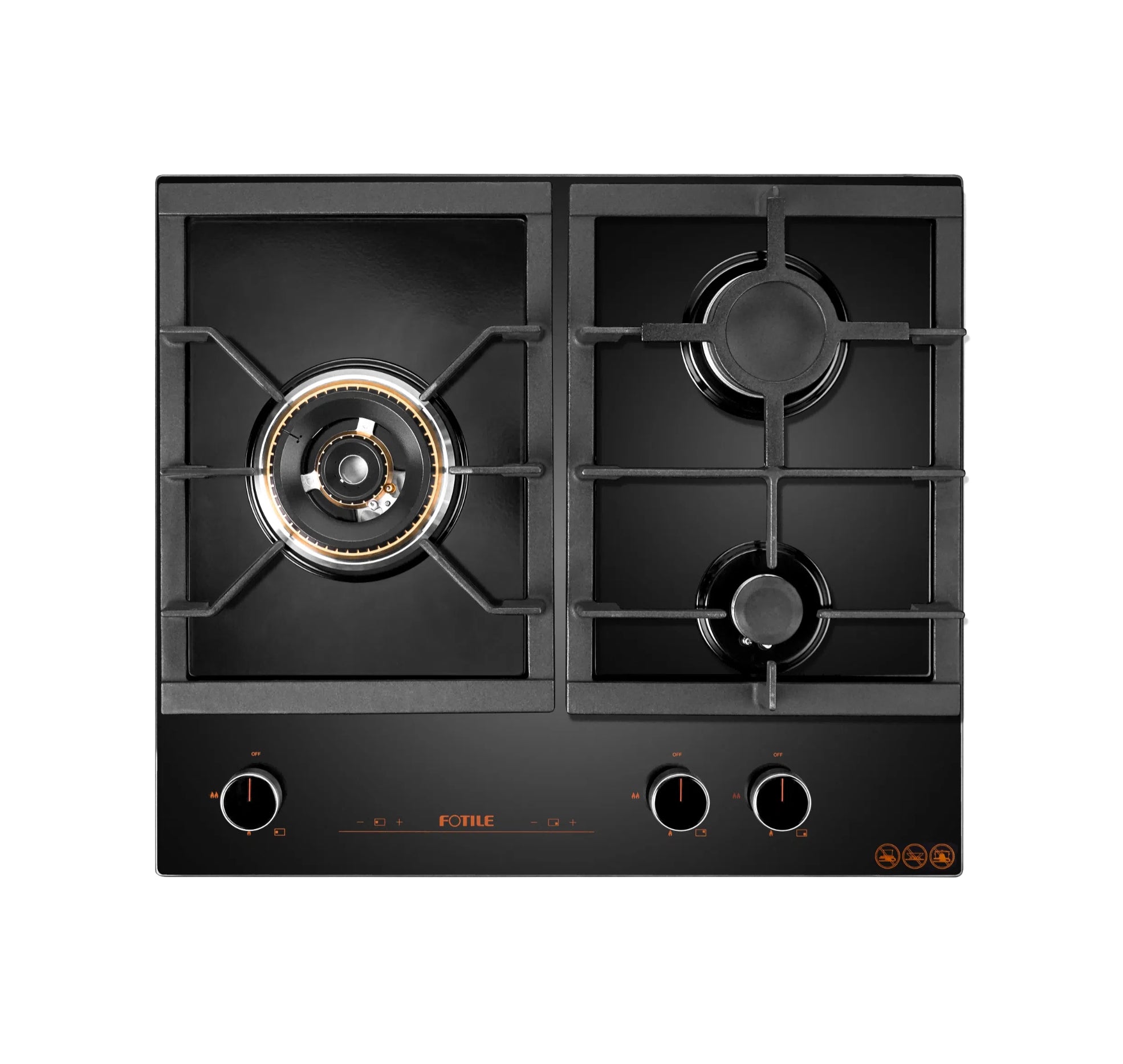 Fotile 60cm Black Glass Cooktop | GLG60305 – Fotile Australia